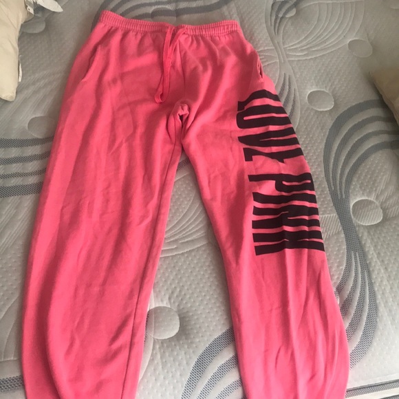 Pink Victorias Secret Sweatpants
